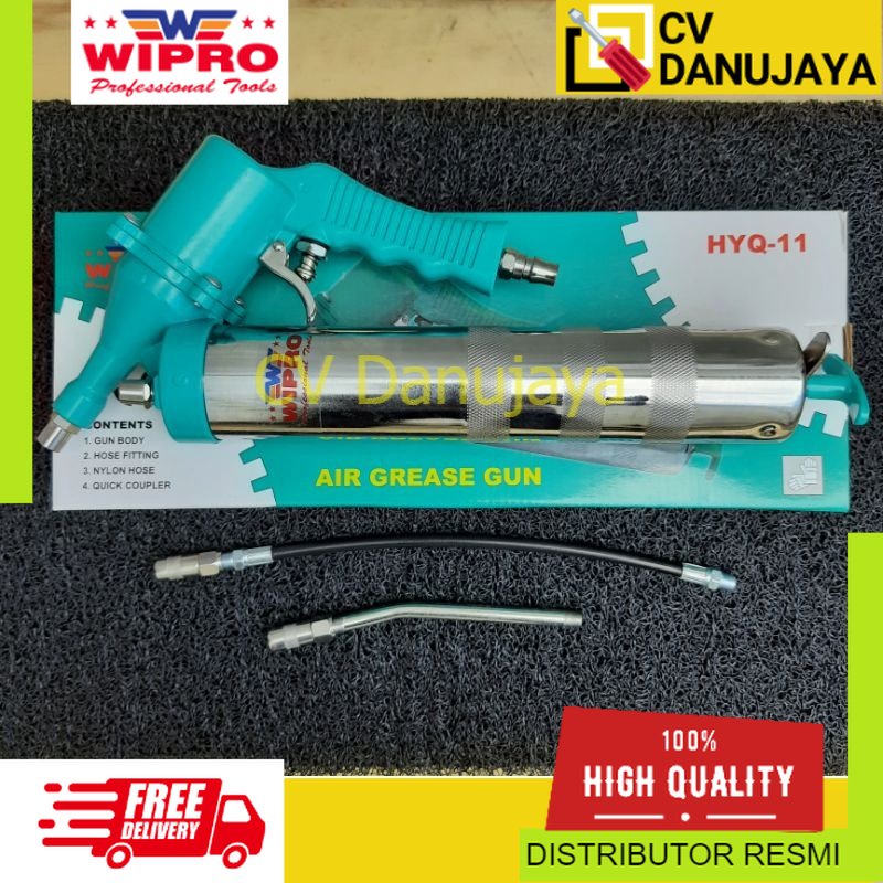 Jual Air grease gun - pompa gemuk - pompa vet - pompa grease wipro HYQ ...