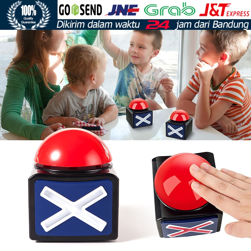 Jual Answer Buzzer/ Bunyi Alarm Game Mainan Kuis / Button Toy Buzzer ...