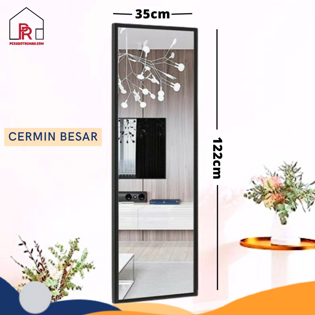 Jual Kaca Cermin Dinding / Cermin Putih & Hitam Full Body / Kaca Rias ...