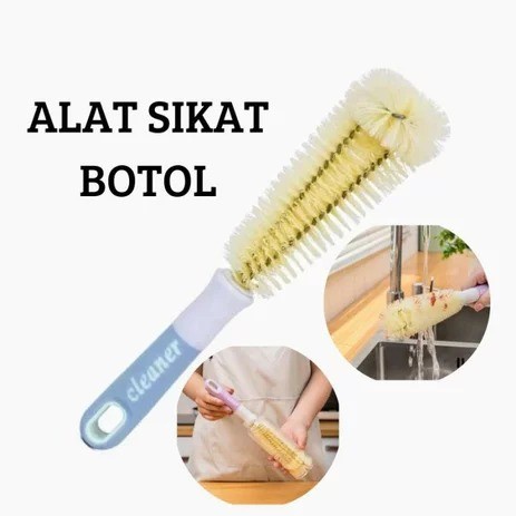 Jual DFANCCIE Brush Sikat Pembersih Botol Gelas Bahan Nilon / Sikat Cuci Piring | Shopee Indonesia