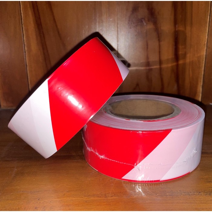 Jual Police Line Merah Putih / Garis Polisi 2 Inchi x 300 Meter ...
