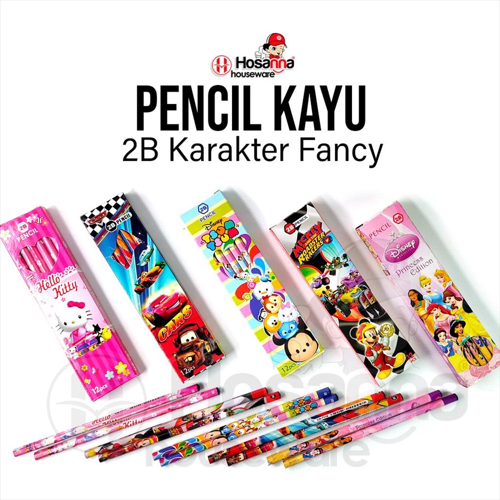 Jual 12pcs Pensil Kayu 2B Karakter / Pencil Kayu Karakter | Shopee ...