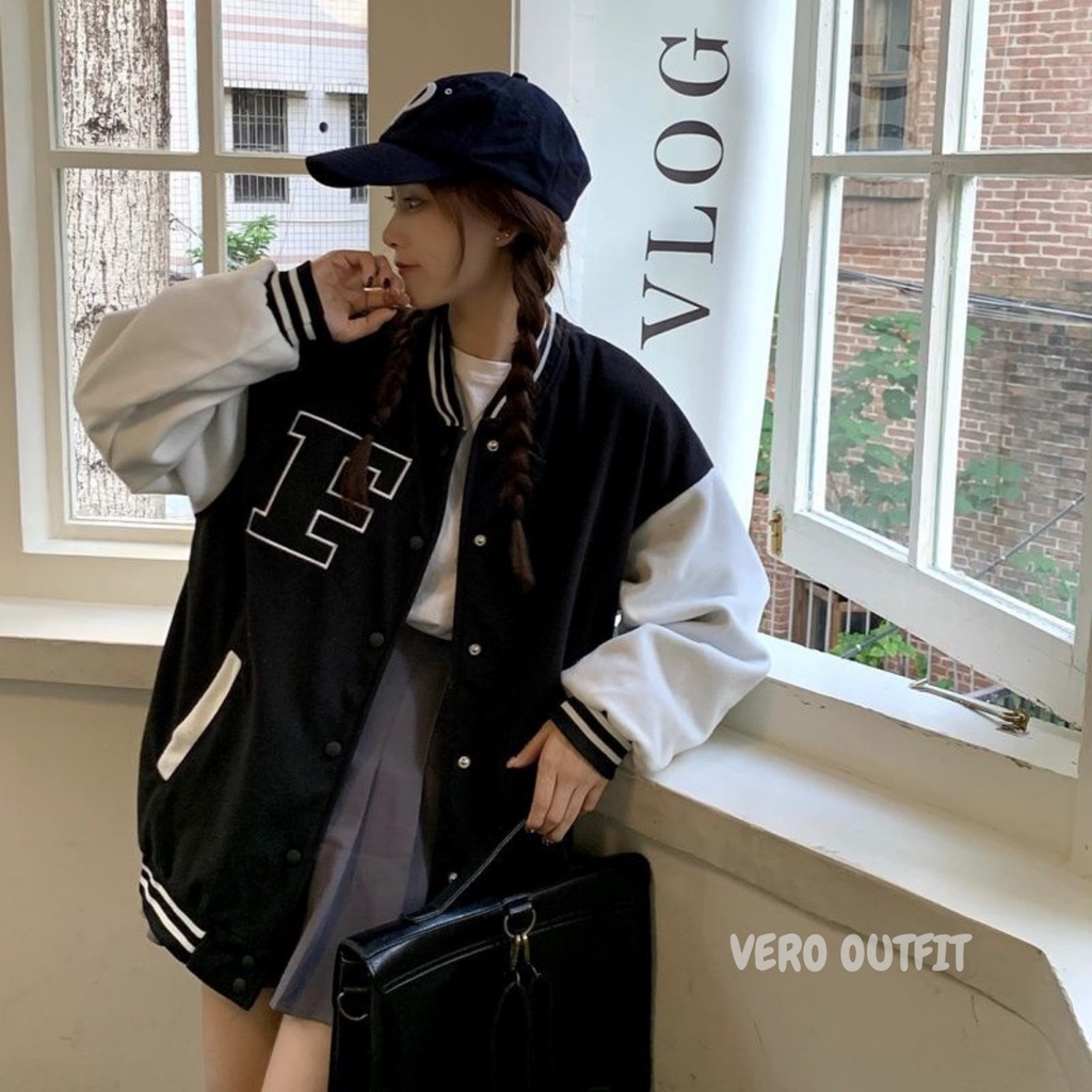 Jual Jaket Jacket Varsity Baseball Sweater Pria Wanita Model Unisex ...