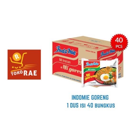 Jual Promo Bisa COD Indomie Goreng 1dus isi 40 - hanya Grab/Go send ...