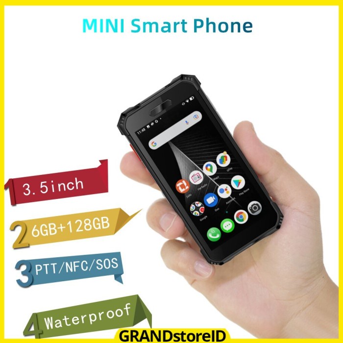 Jual Hp Android Mini Spek Tinggi Rugged Tahan Air/Banting 6/128GB Servo ...