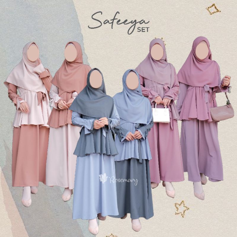 Jual NEW ARRIVAL!! SAFEEYA DRESS ONLY By Rosemarybdg (Gamis Saja Tanpa ...
