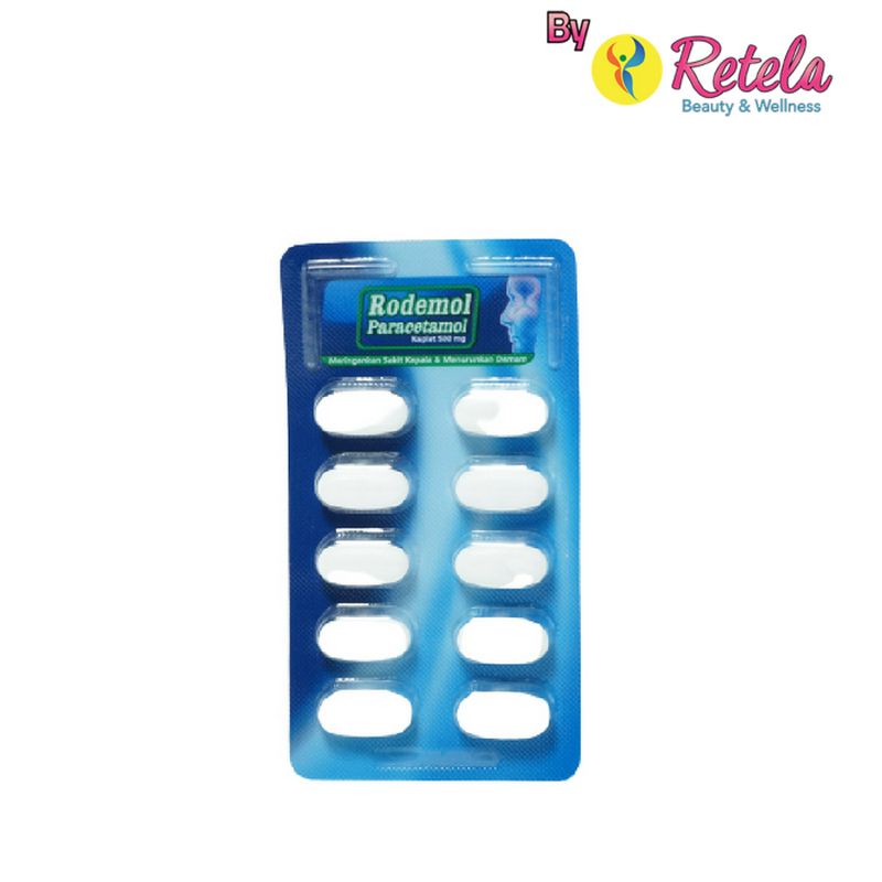 Jual RODEMOL PARACETAMOL 500MG 1 STRIP 10 TABLET | Shopee Indonesia