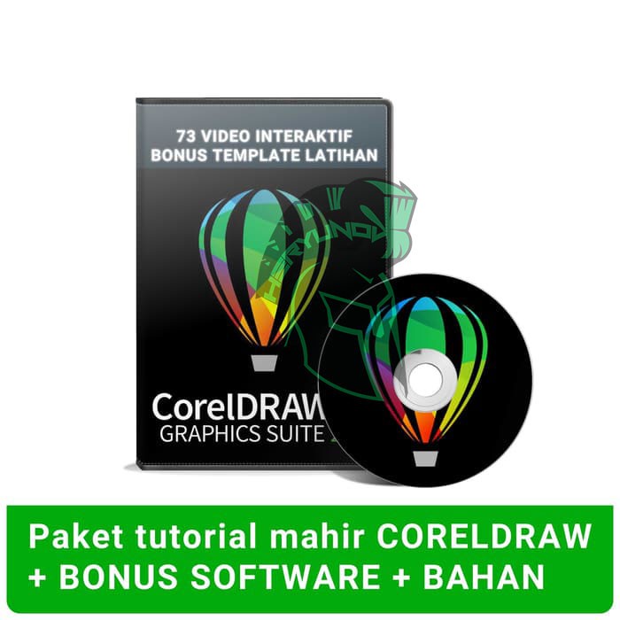 Jual Kumpulan Video Corel Draw Terlengkap interaktif belajar desain ...