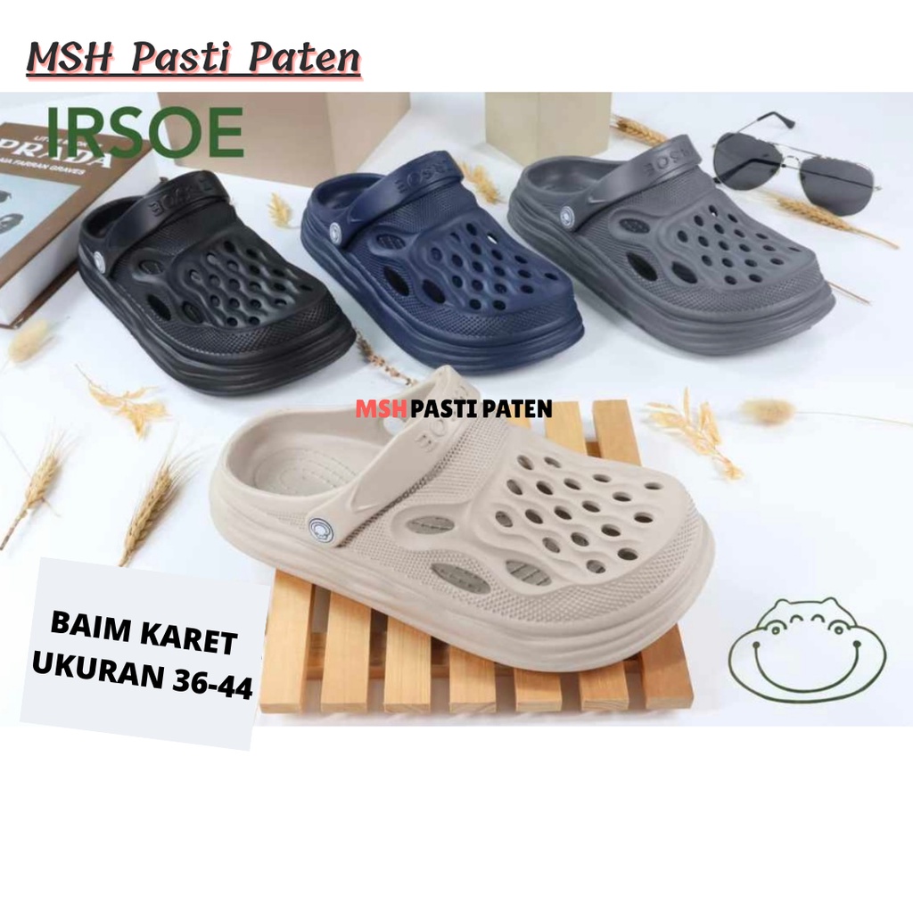 Jual Sandal Baim Kodok Bahan EVA RUBBER Pria Size 36-44 IRSOE | Shopee ...