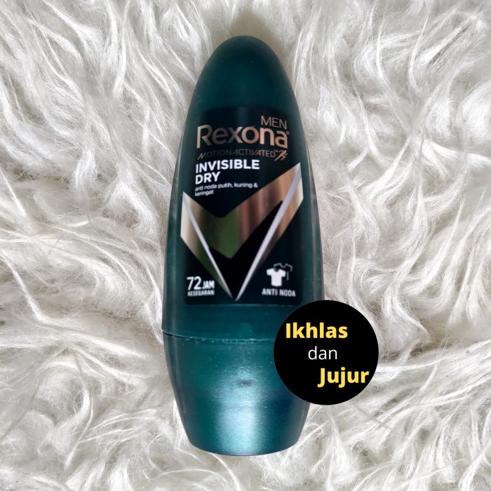 Jual Rexona Men Motion Activated Invisible Dry Deodorant Roll On 45 ml | Shopee Indonesia