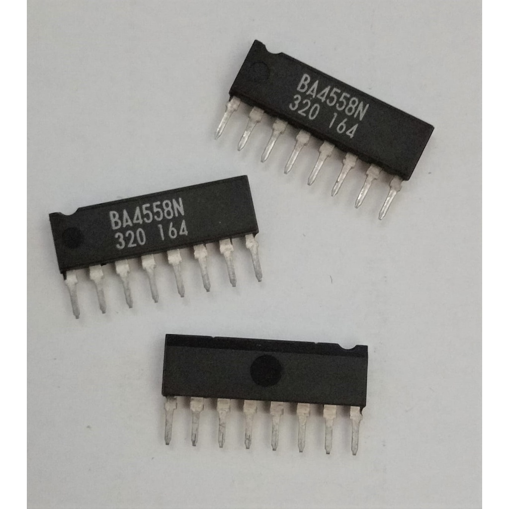 Jual IC BA4558N BA 4558 N Dual Operational Amplifier ROHM SIP-8P | Shopee Indonesia