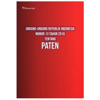 Jual Buku Undang-Undang Republik Indonesia Nomor 13 Tahun 2016 Tentang ...