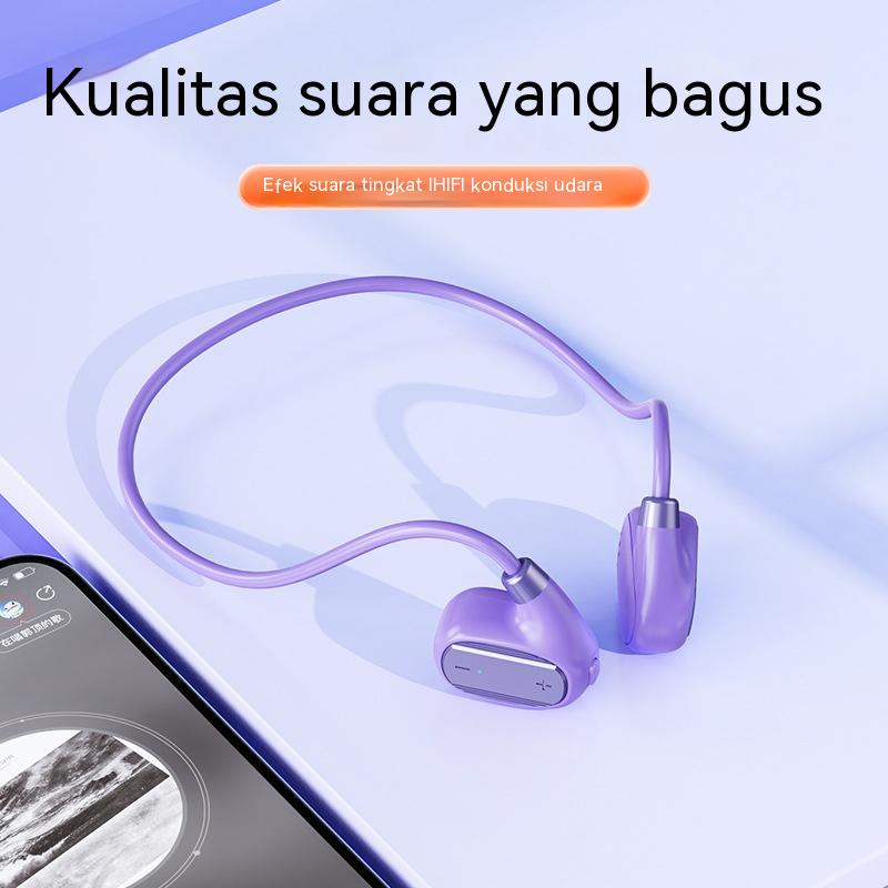 Jual Earphone Bluetooth Tanpa Konduksi Telinga/Tulang Model Baru/Daya Besar/Transmisi Suara ...