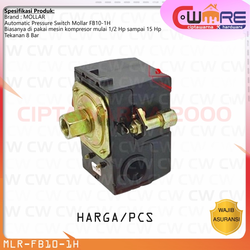 Jual OTOMATIS PRESSURE SWITCH 1 LUBANG / AUTOMATIC SWITCH MLR-FB10-1H ...