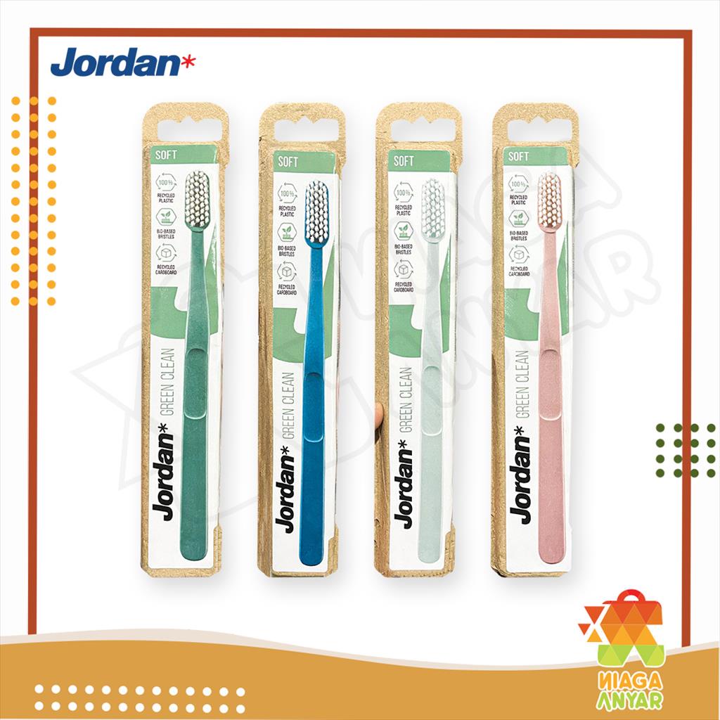 Jual NAS JORDAN Green Clean Soft Toothbrush / Sikat Gigi Dewasa Jordan ...