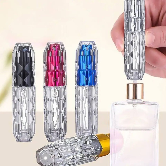 Jual botol parfum refill 5ml mini travel perfume fancy bottle sprayer atomizer | Shopee Indonesia