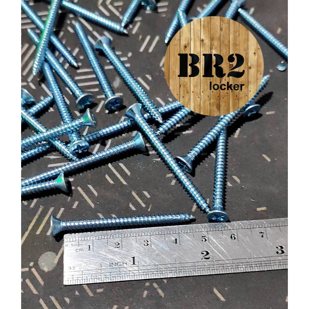 Jual self tapping screws / sekrup FH # 8 x 2 (+) - 50 pcs | Shopee ...