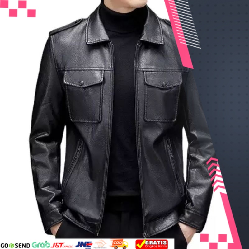 Jual JAKET FORMAL KEREN NYAMAN DESAIN NEW /TERBARU Jaket Kulit Pria ...