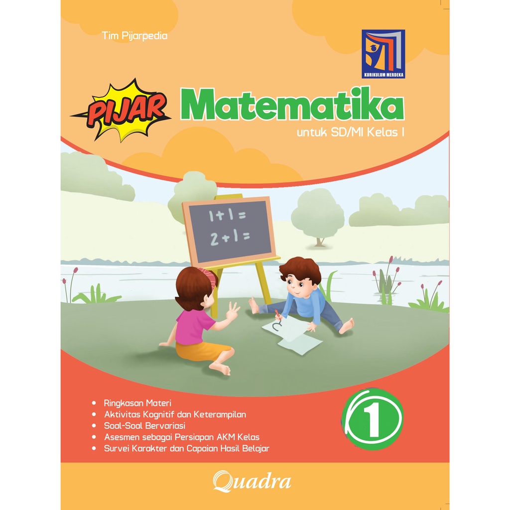 Jual BUKU PIJAR MATEMATIKA SD KELAS 1 KURIKULUM MERDEKA PENERBIT QUADRA | Shopee Indonesia