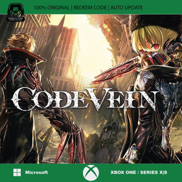 Jual codevein Xbox One Series X|S Original Redeem Code Game - edisi deluxe | Shopee Indonesia