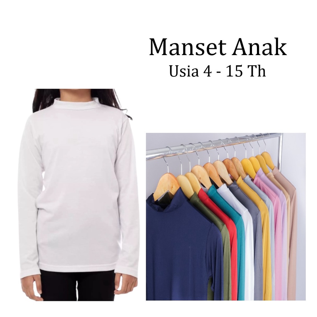 Jual TERLARIS!! Manset Anak Dalaman Baju Anak Lengan Panjang / Baju ...