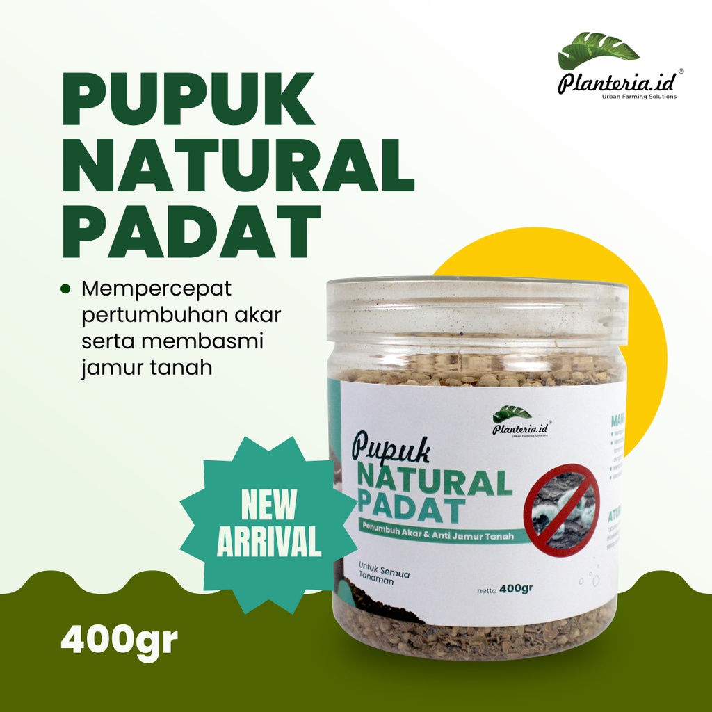Jual PUPUK NATURAL PADAT PLUS PREMIUM 400GR | Shopee Indonesia