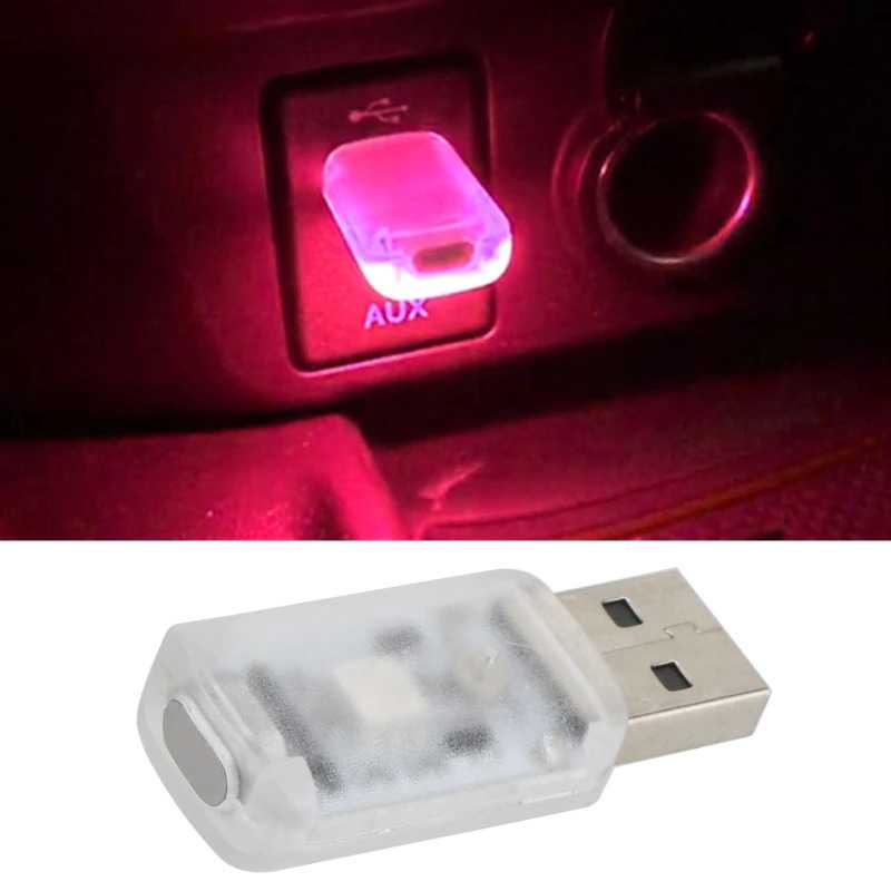 Jual Isincer Lampu LED RGB Mini USB Car Light Interior Mood Light ...