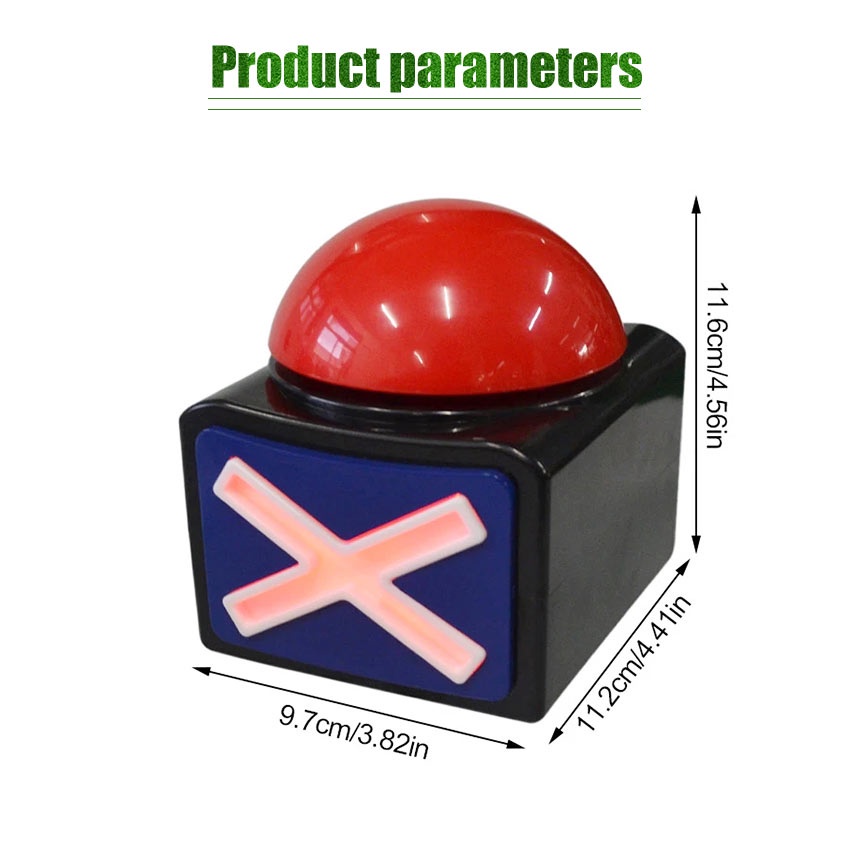 Jual TOMBOL Bunyi Alarm Game Mainan Kuis, Button Toy Buzzer Sound ...