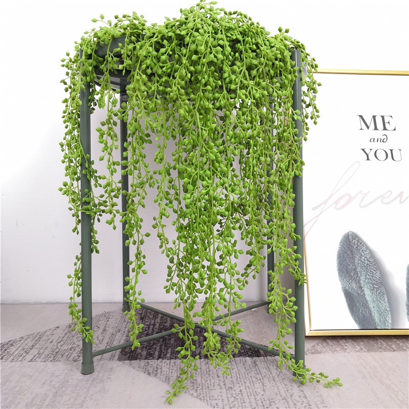 Jual Bunga Hiasan Dekorasi Plastik Leaf Artificial Hanging Tears of ...