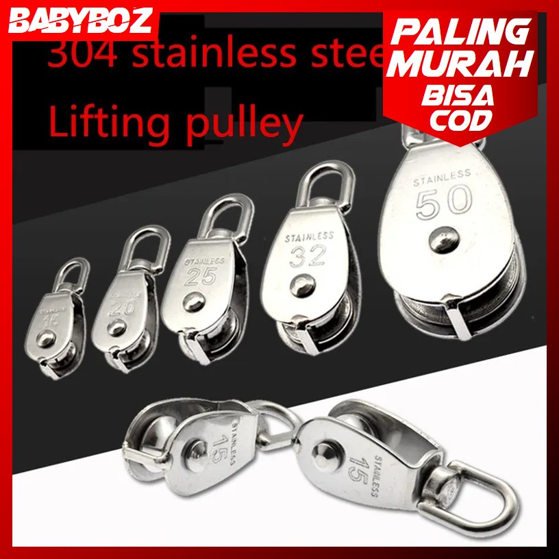 Jual BABYBOZ - ASOL Katrol Kerekan Mini Serbaguna Swivel Pulley ...
