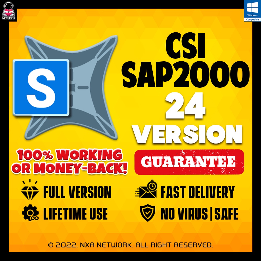 Jual CSI SAP2000 24.0.0.1862 | Guide Provided | Lifetime Full Version ...