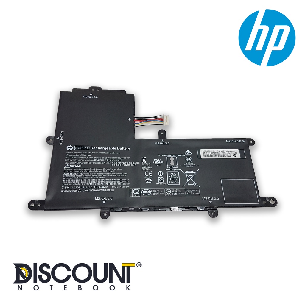 Jual ORIGINAL BATERAI BATRE BATTERY LAPTOP HP STREAM 11-R, 11-Y (PO02XL ...