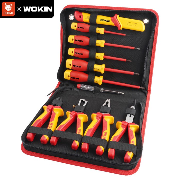Jual 11pcs Insulated Hand Tools/Tools Insulasi Listrik Set Premium ...
