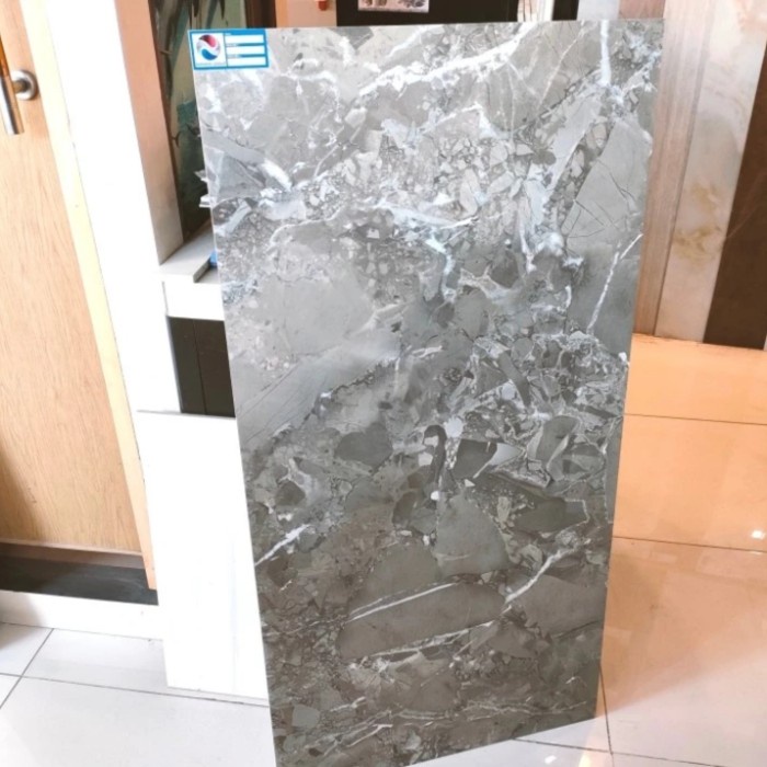 Jual granit motip abu marmer 60x120/granite lantai dinding | Shopee ...