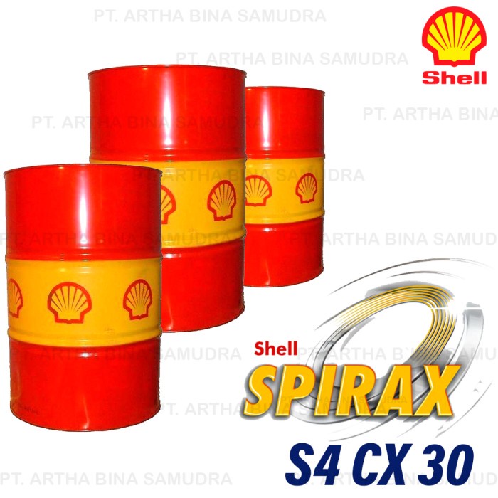Jual OLI Shell SPIRAX S4 CX 30 Drum Isi 209 Liter | Shopee Indonesia