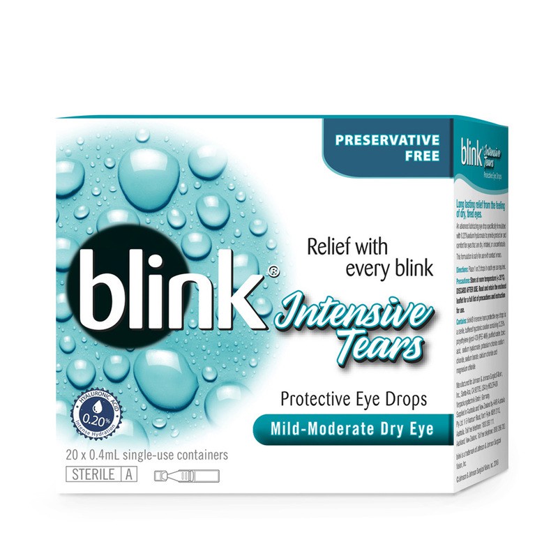 Jual Blink Intensive Tears Protective Eye Drops, 20x0.4ml (SPORE ...