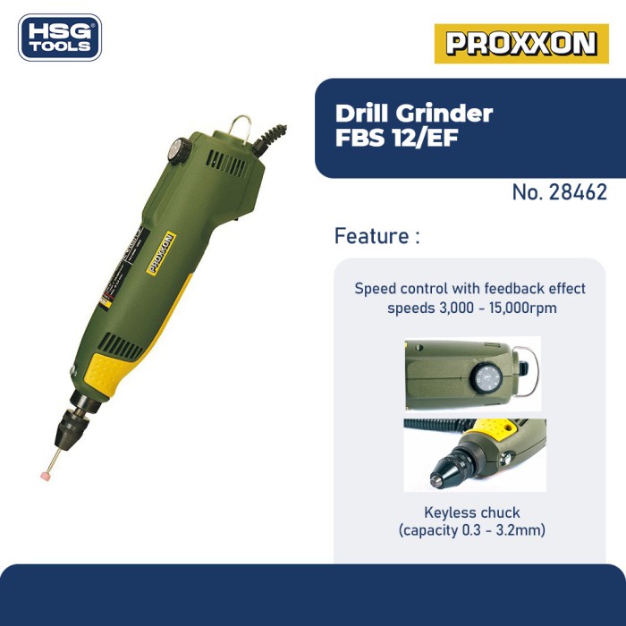Jual PROXXON 28462 MESIN BOR TUNNER/MINI DIE GRINDER DRIL GRINDER FBS ...