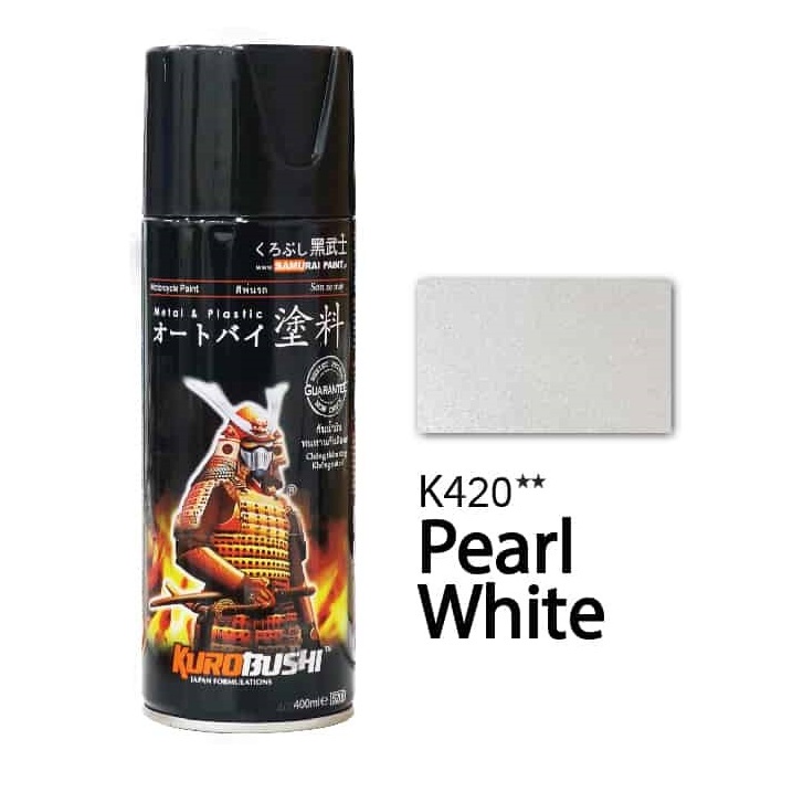 Jual Pilok Pilox Cat Semprot Samurai Paint Kurobushi K420** Pearl White / Putih Mutiara / Putih ...