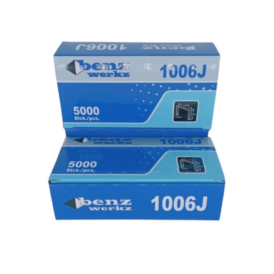 Jual Mata Staples Tembak 1006J BENZ / J1006 Isi Staples Tembak 6mm ...