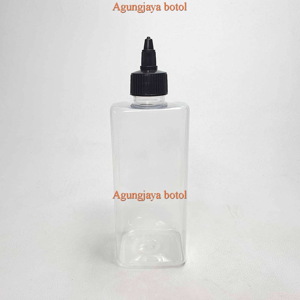 Jual Botol Pet 500 ml Ddlu Kotak Natural Tutup Kerucut / Botol Pet ...