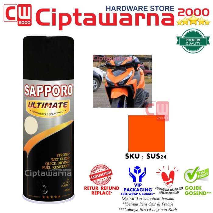 Jual SAPPORO ULTIMATE S24 REPSOL ORANGE - CAT SEMPROT SAPORO - CWK ...
