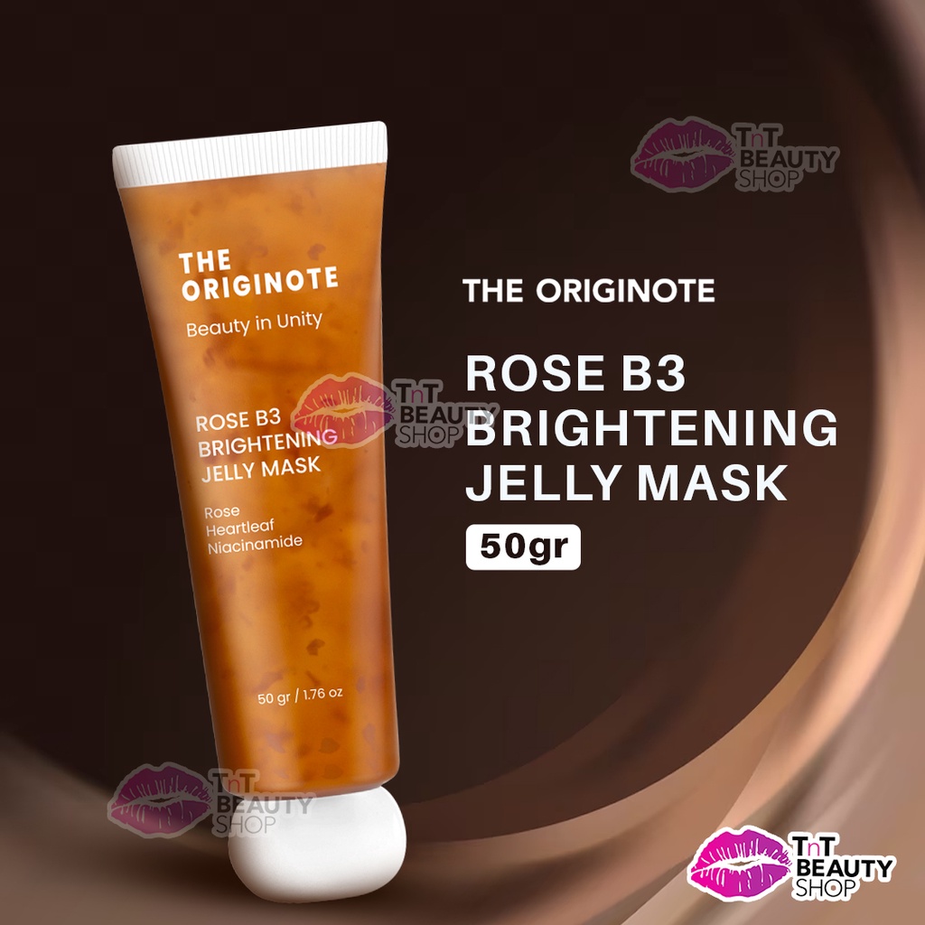 Jual The Originote Rose B3 Brightening Jelly Mask - Masker Gel Mask ...