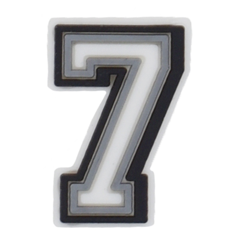 Jual AHT-002 Pin Bentuk Huruf Angka Pins Charm Untuk Hiasan Sandal ...