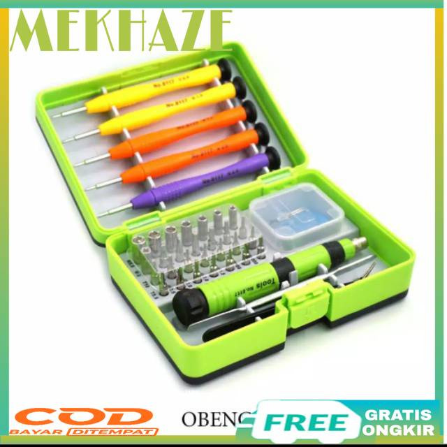 Jual ALAT SERVICE HP Obeng set Lengkap 36 in 1 ukuran Lihat Gambar ...