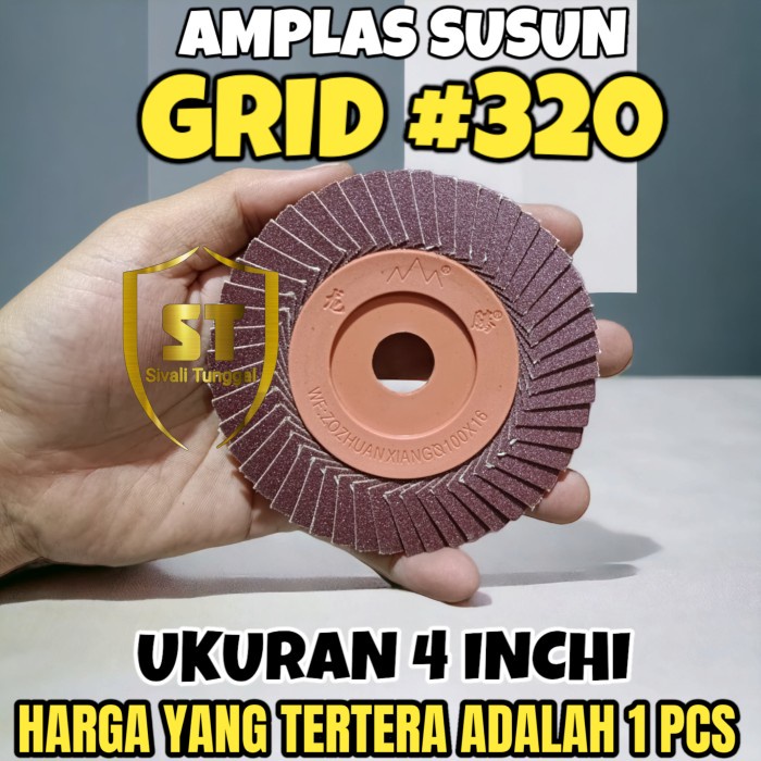 Jual AMPLAS SUSUN GRID # 320 | Shopee Indonesia