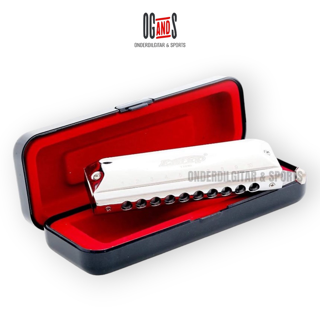 Jual Easttop T1040 10 Holes 40 Tones Advanced Chromatic Harmonika ...