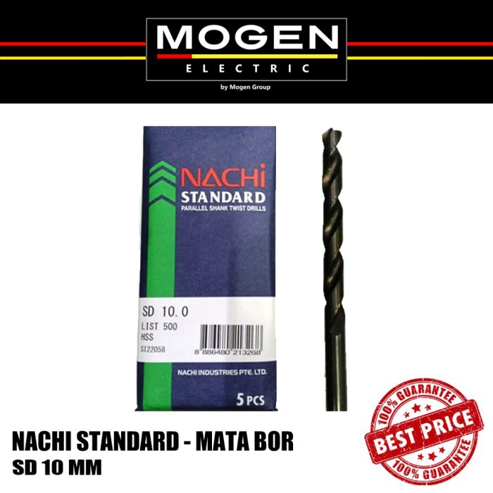 Jual Mata Bor Besi Nachi 10 mm Asli / Matabor 10mm Original | Shopee Indonesia