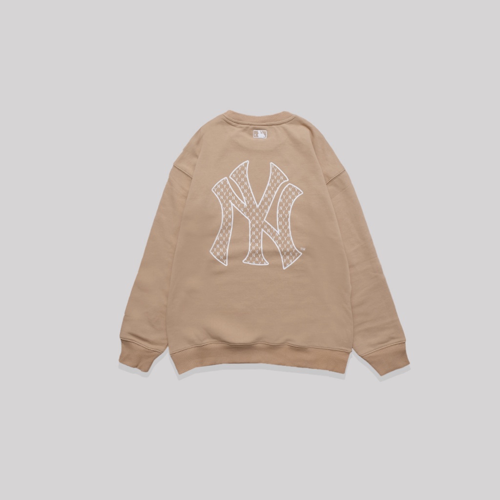 Jual M7B Monogram Back Logo Sweatshirts Brown | Shopee Indonesia