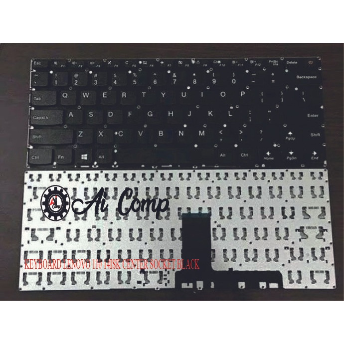 Jual Keyboard Lenovo IdeaPad 110-14 110-14ibr 110-14isk CENTER SOCKET ...