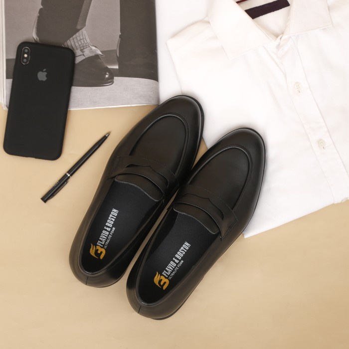 Jual sepatu Loafer sepatu pantofel pria sepatu kulit pria model Florenz ...